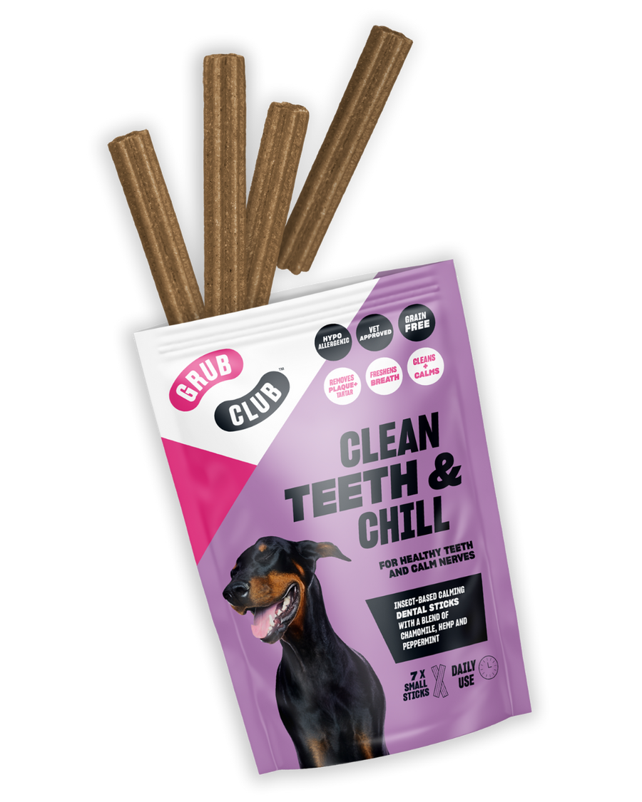 Clean Teeth & Chill | Calming Dog Treats for Small Dogs – Grub Club Pets